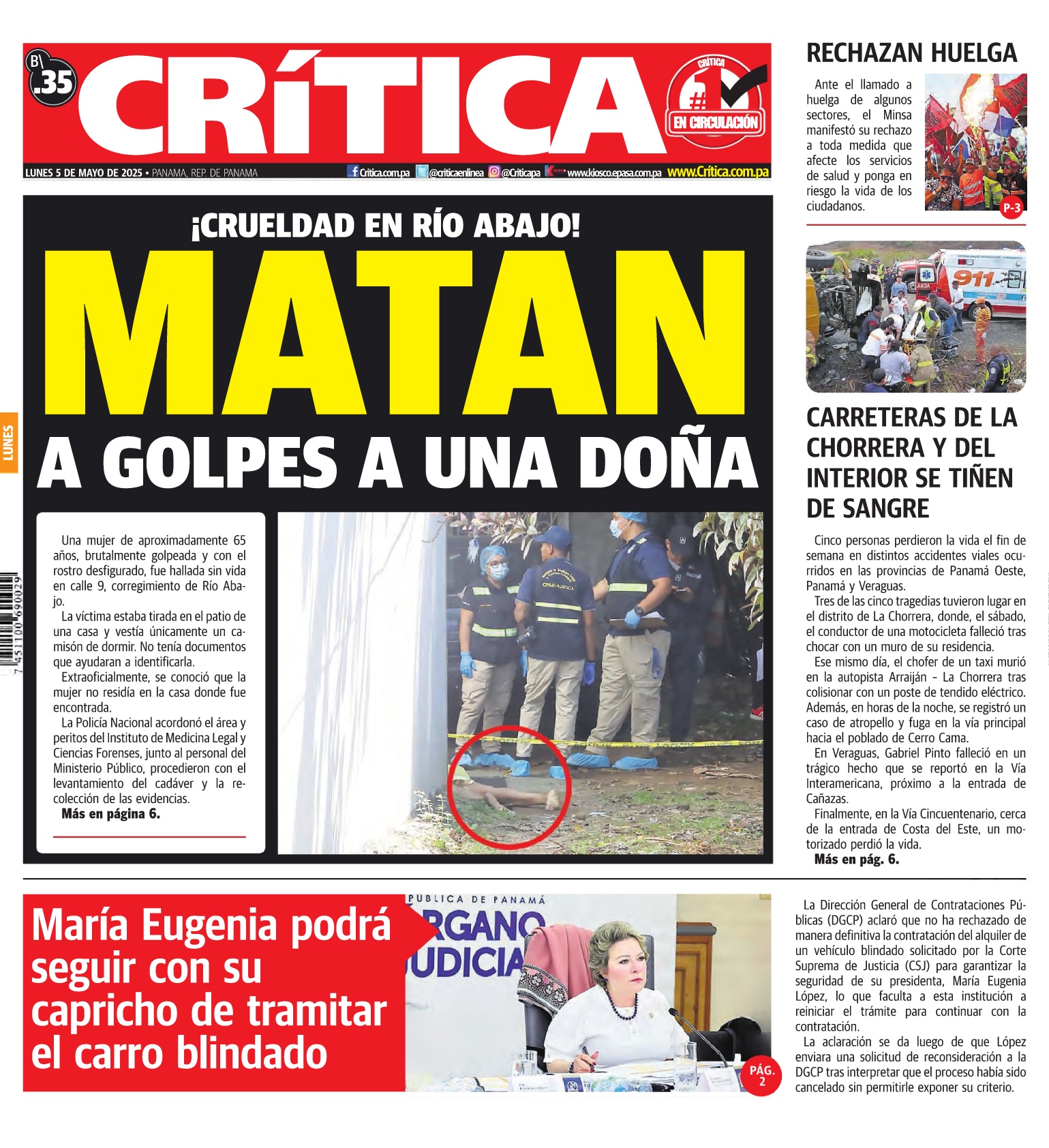 CRÍTICA - Diario de circulación nacional con Noticias y Novedades de ...