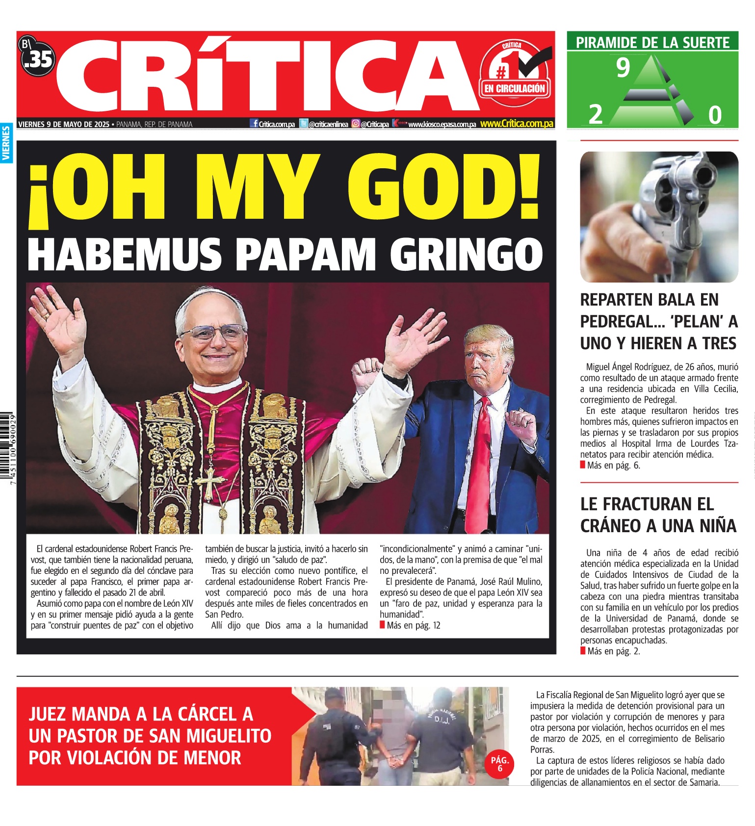 CRÍTICA - Diario de circulación nacional con Noticias y Novedades de ...