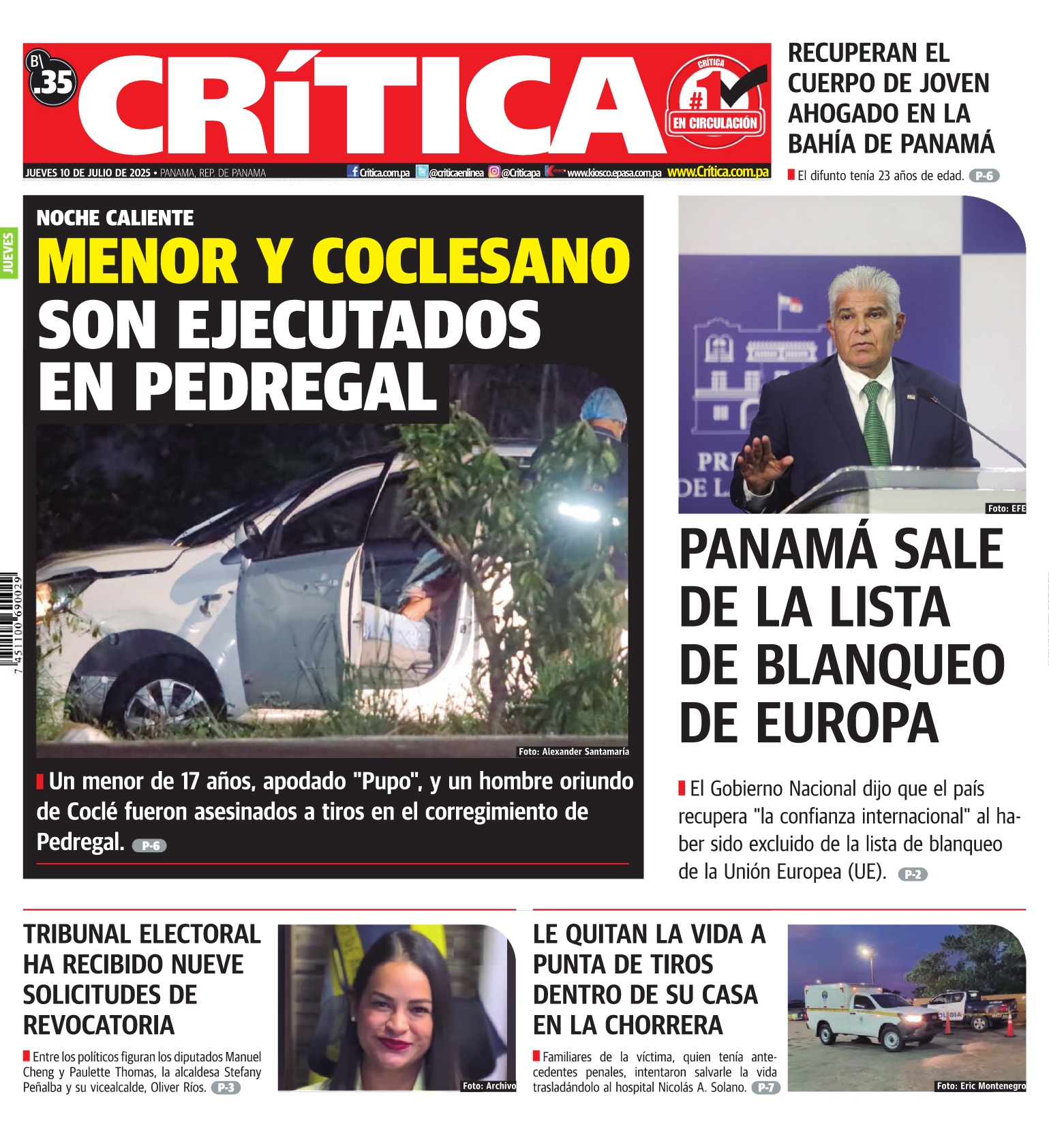 CRÍTICA - Diario de circulación nacional con Noticias y Novedades de ...